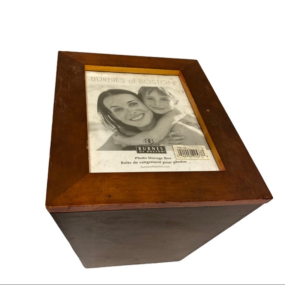 Storage & Organization | Vintage Large Wooden Photo Or Trinket Storage ...